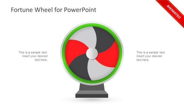 Animated Fortune Wheel Spinning PPT - SlideModel