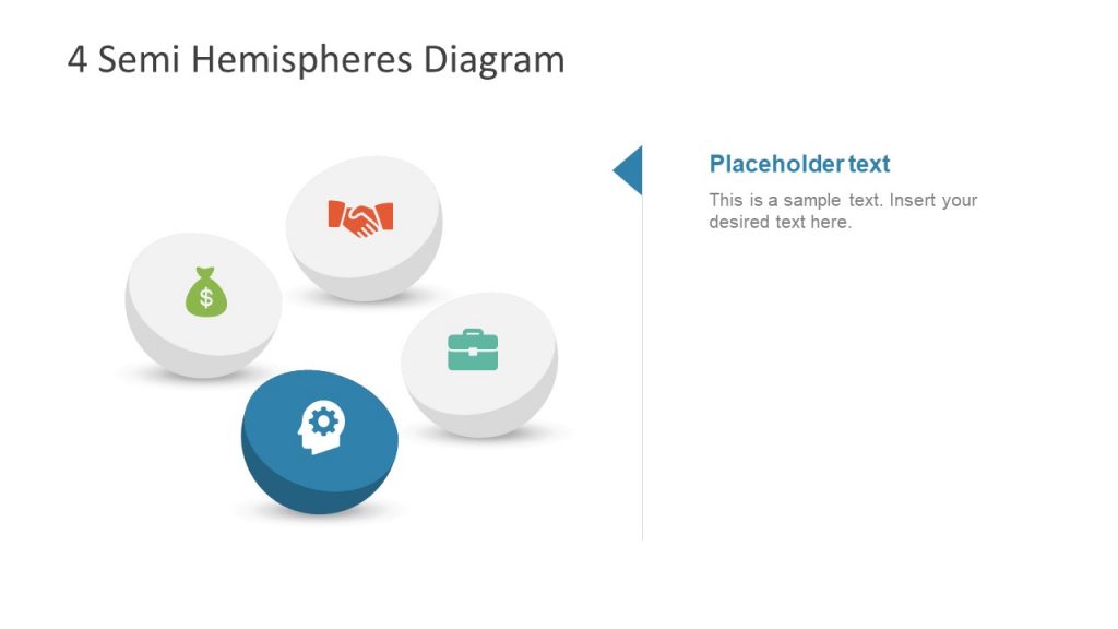 PPT 4 Steps Diagram Hemisphere - SlideModel