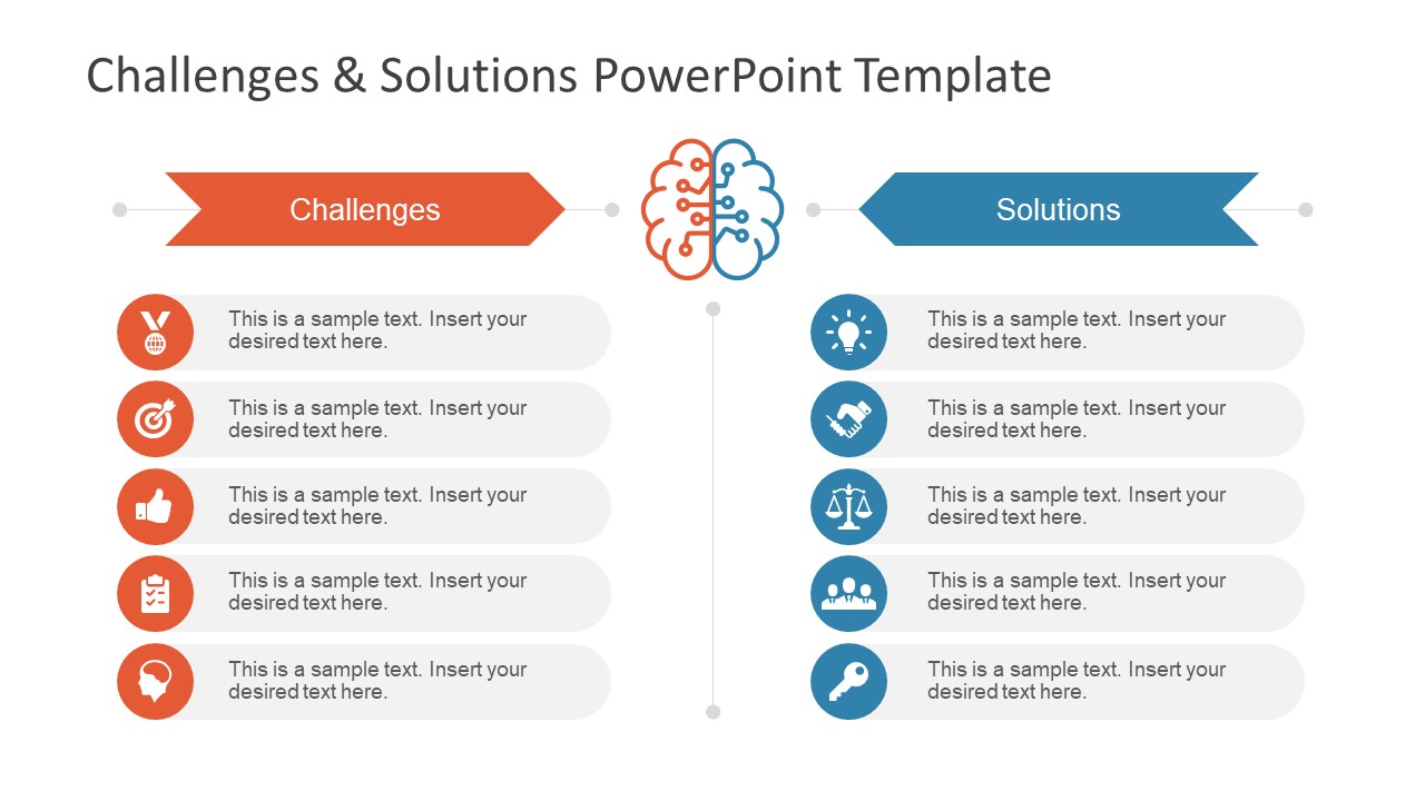 Challenges Solution PowerPoint Template Lupon gov ph
