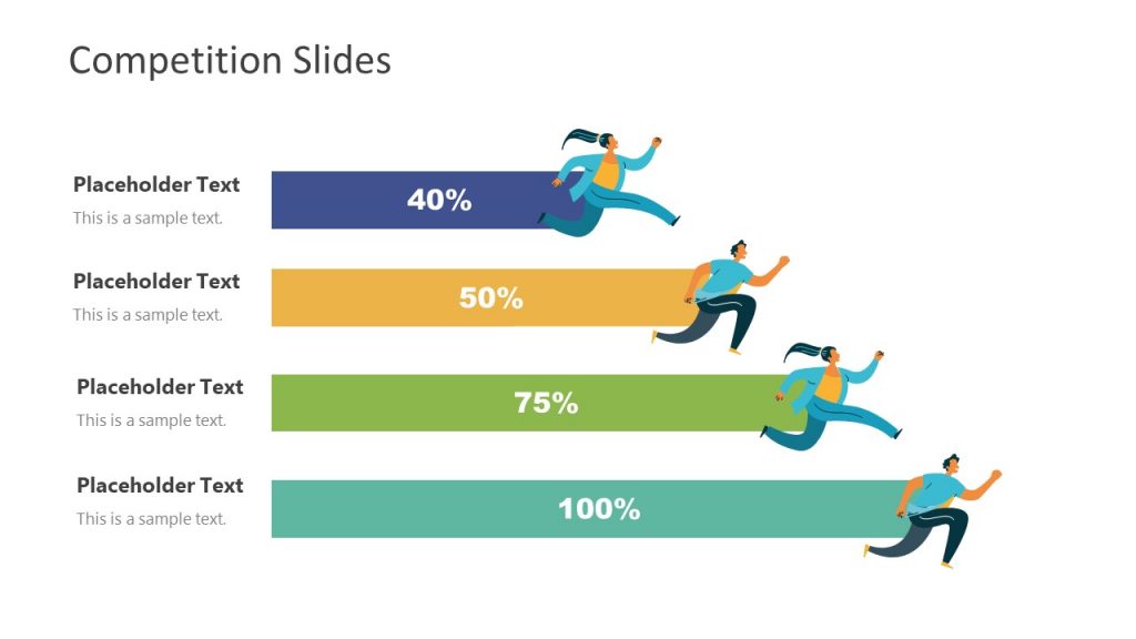 4 Metrics Competition PowerPoint - SlideModel