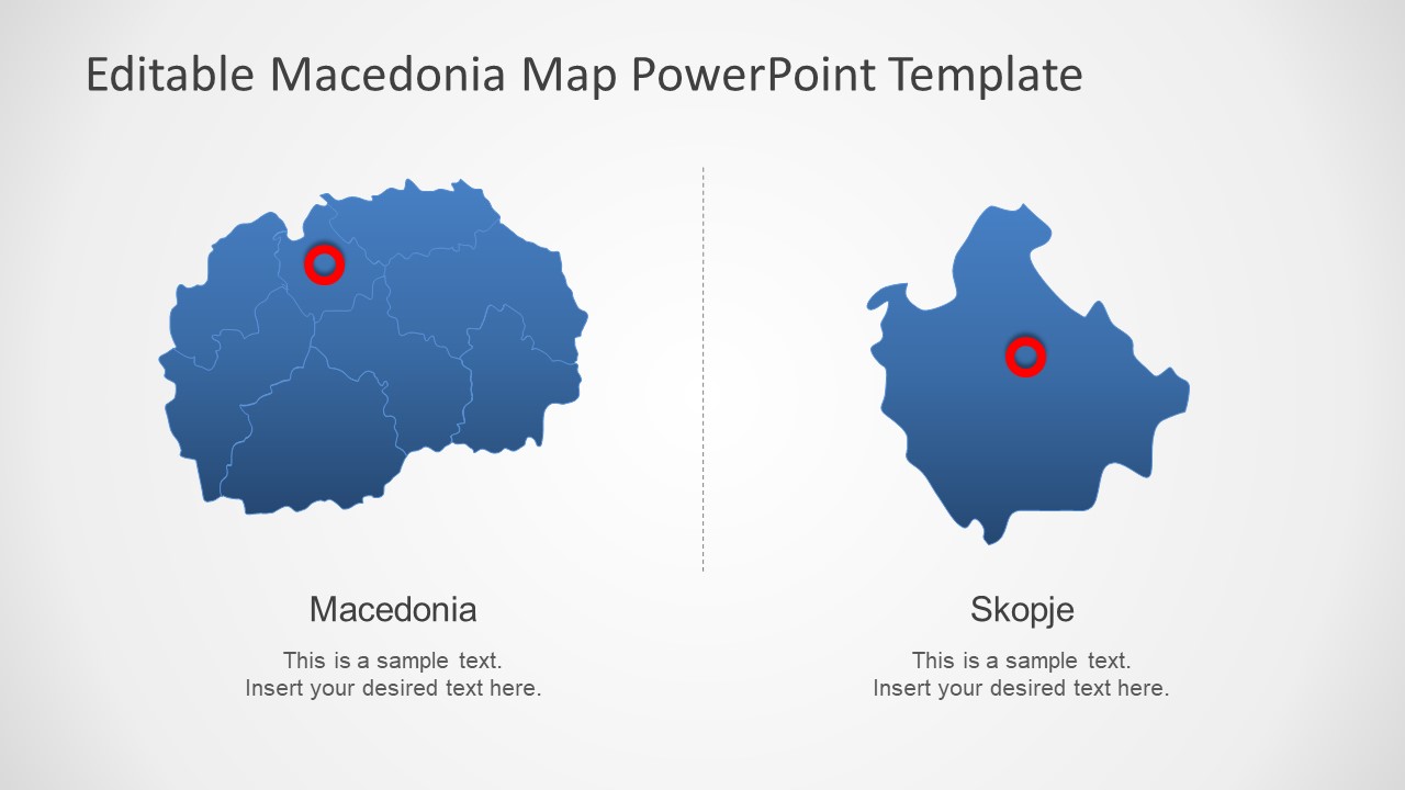 Republic of North Macedonia PowerPoint Map Template - SlideModel