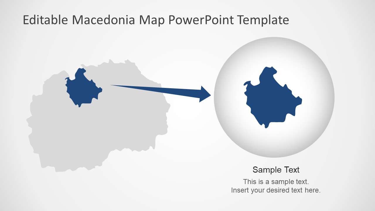 Republic of North Macedonia PowerPoint Map Template - SlideModel