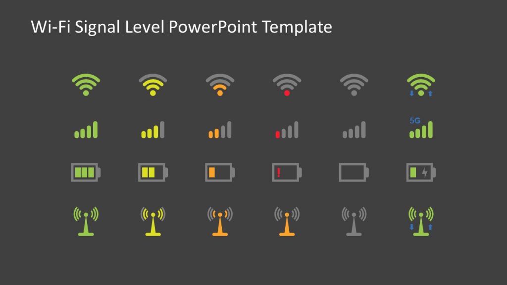PPT Useful Icons for Network Signals - SlideModel