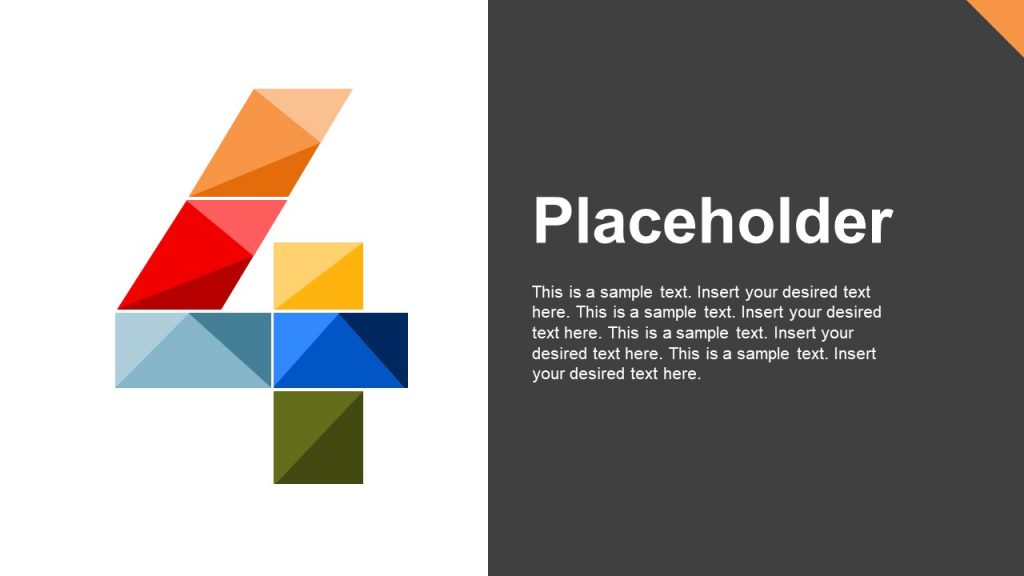 Polygon PowerPoint Numbered Slide Four - SlideModel