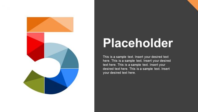 PowerPoint Number Five Mosaic - SlideModel