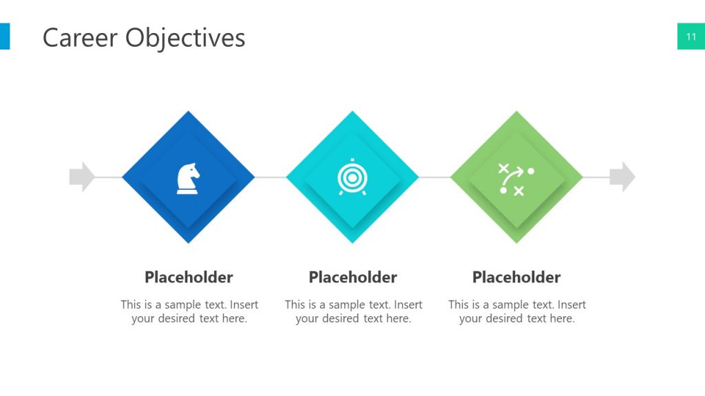 Presentation Slide of Career Objectives - SlideModel