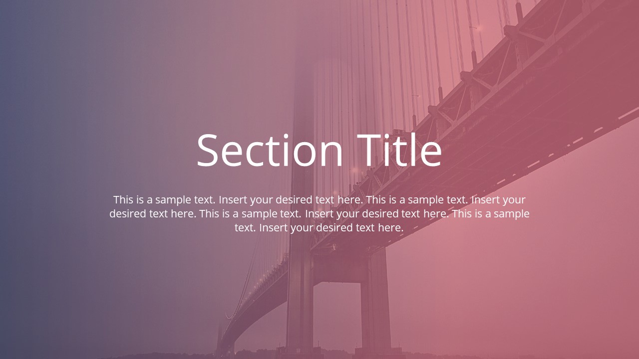 Cool Gradient Photo Background Slide - SlideModel Cool Gradient Photo Background Slide - SlideModel