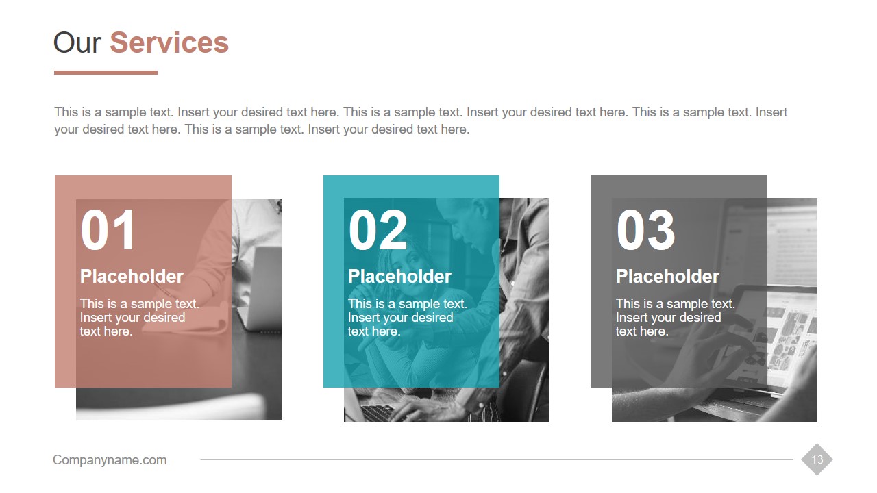 Executive Company Profile PowerPoint Template - SlideModel
