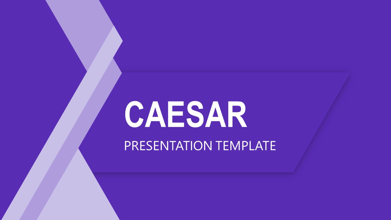 Caesar PowerPoint Template - SlideModel