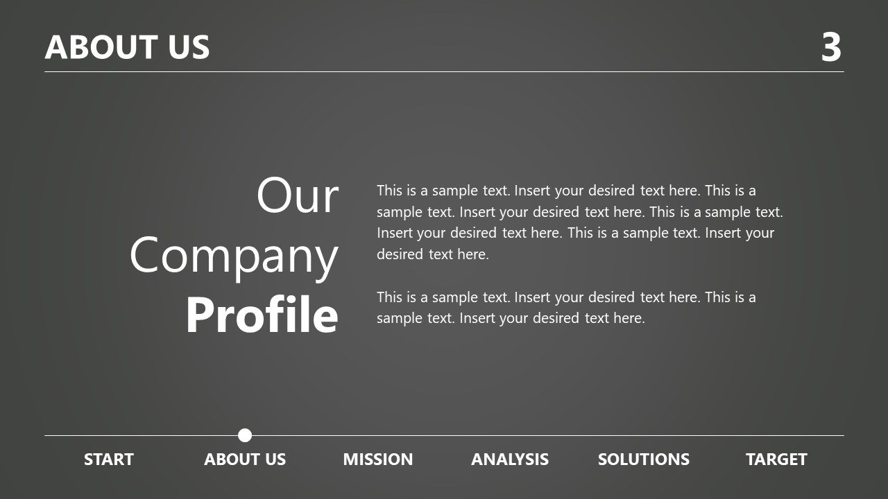 Grayscale Business PowerPoint Template & Presentation Slides