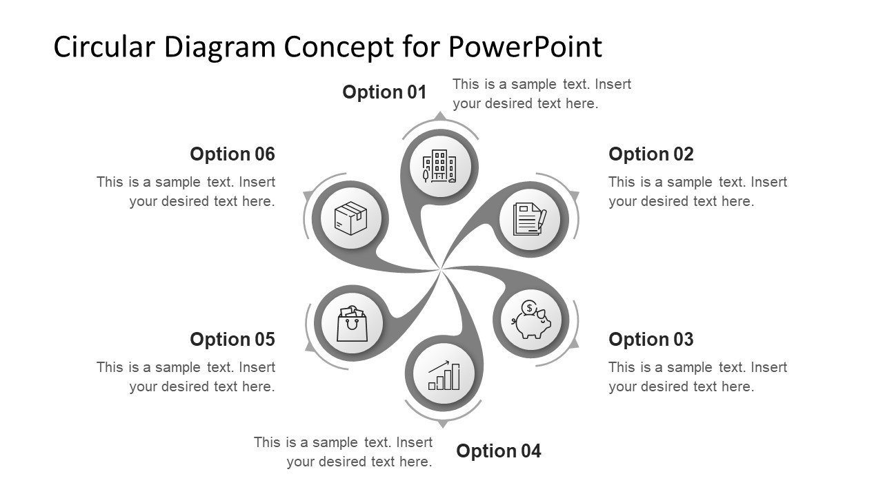 Animated Swirl Diagram for PowerPoint - SlideModel