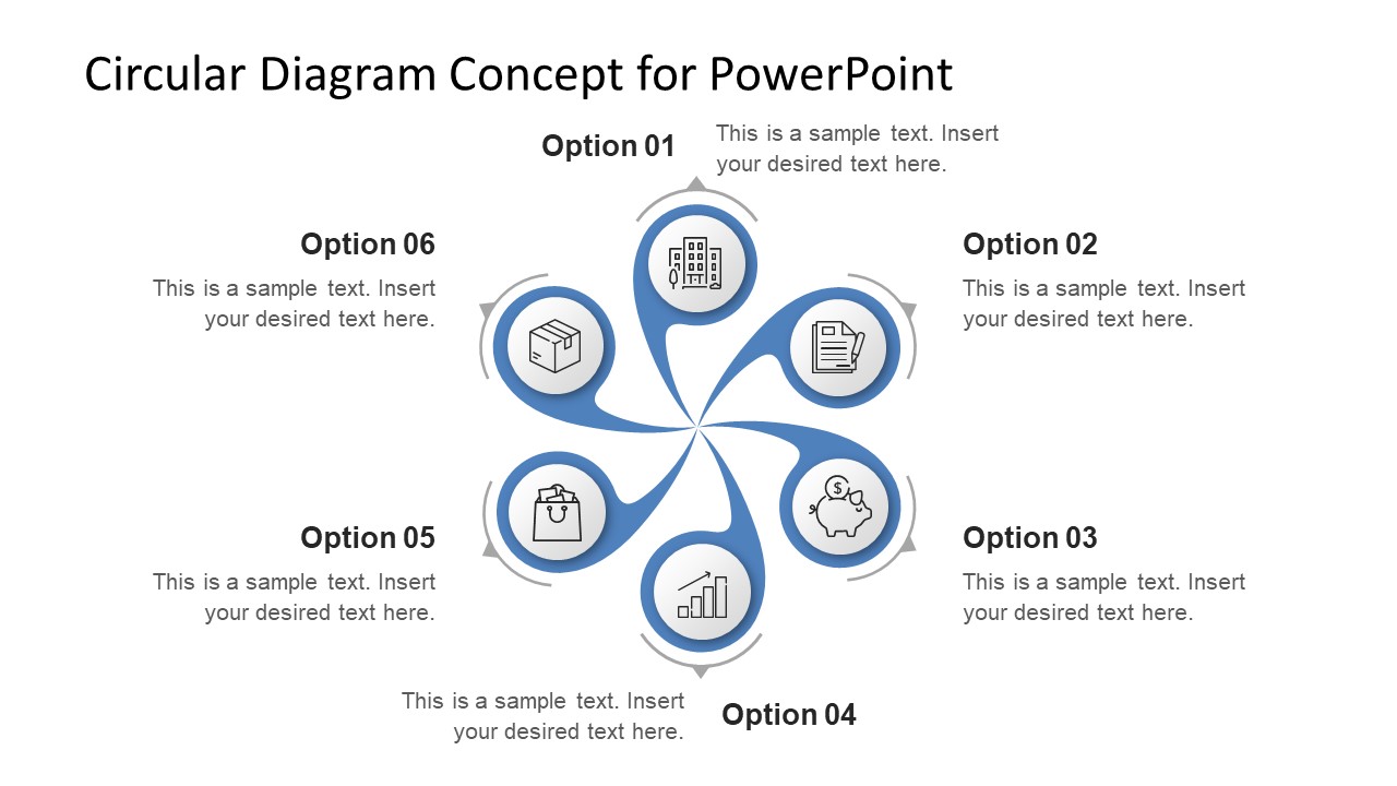 Animated Swirl Diagram for PowerPoint - SlideModel