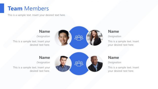 Team Member PowerPoint Placeholders - SlideModel