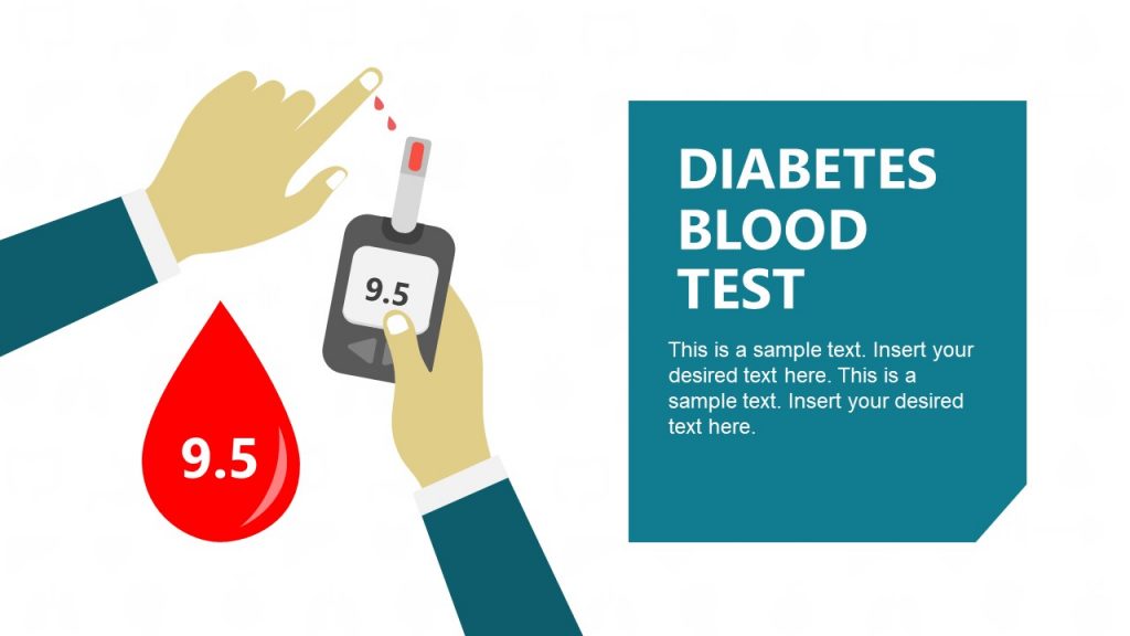 Blood Test Slide Diabetes PowerPoint - SlideModel