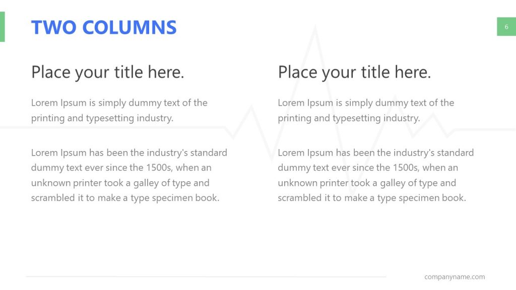Two Columns Comparison Template - SlideModel