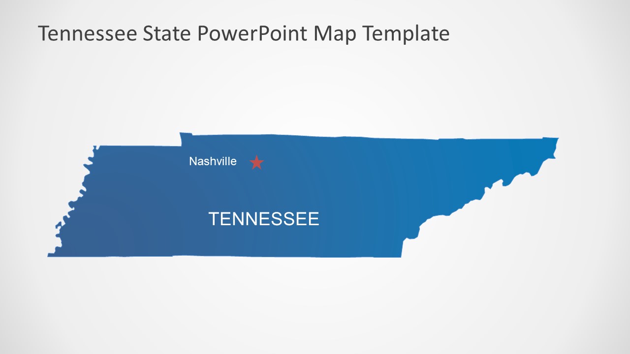 Tennessee State PowerPoint Map Template - SlideModel Tennessee State PowerPoint Map Template - SlideModel