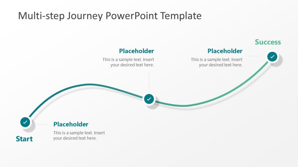 Multi Step PowerPoint Journey Map - SlideModel