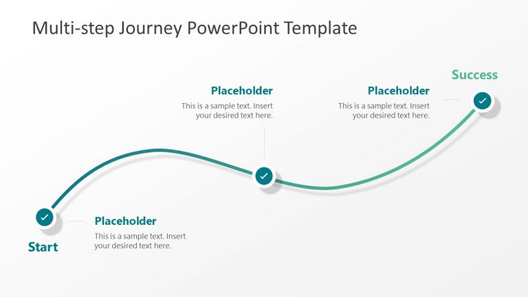 Multi Step PowerPoint Journey Map - SlideModel