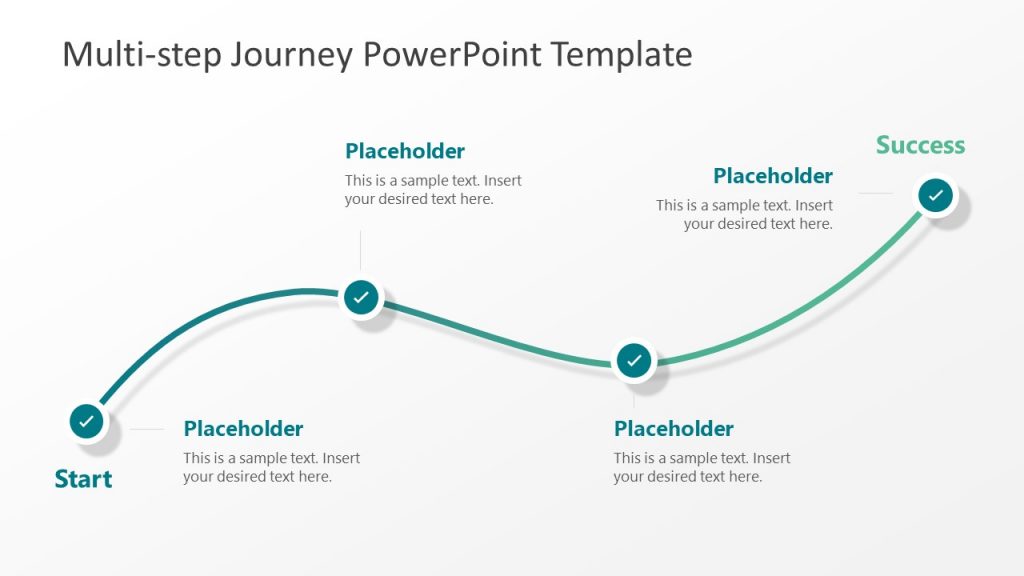 Journey PowerPoint Slope Shape - SlideModel