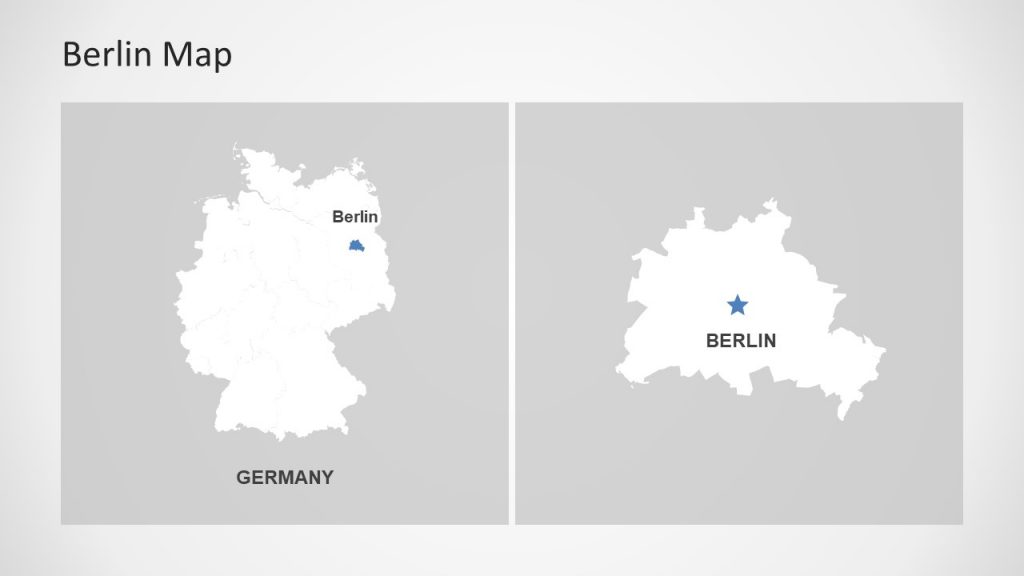 Germany Editable PowerPoint map - SlideModel
