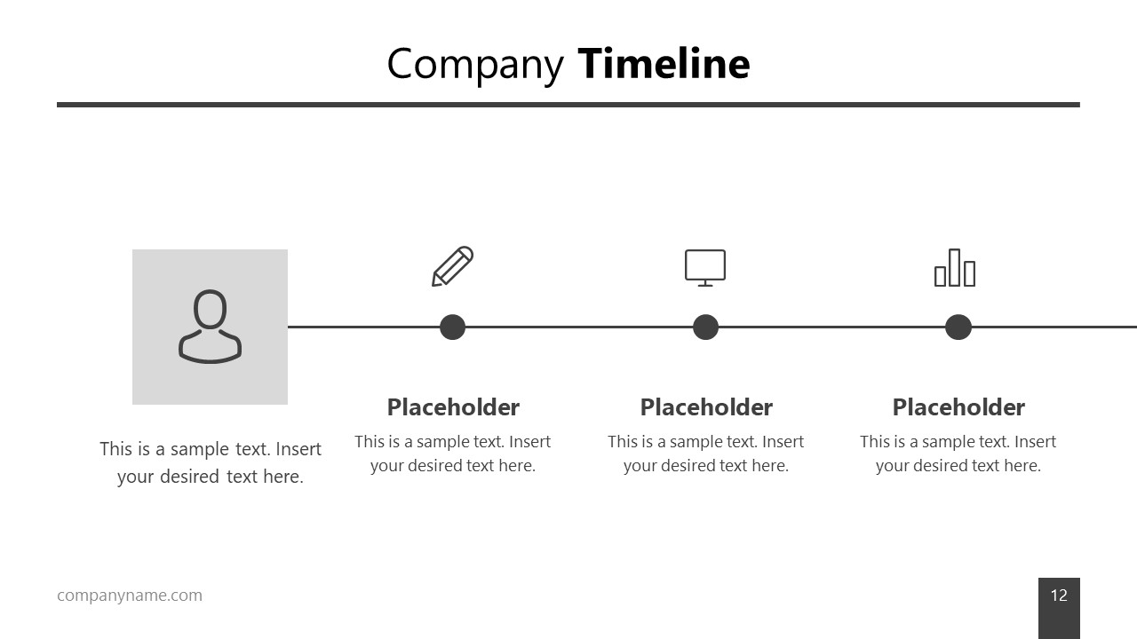Minimalist PowerPoint Timeline Presentation - SlideModel