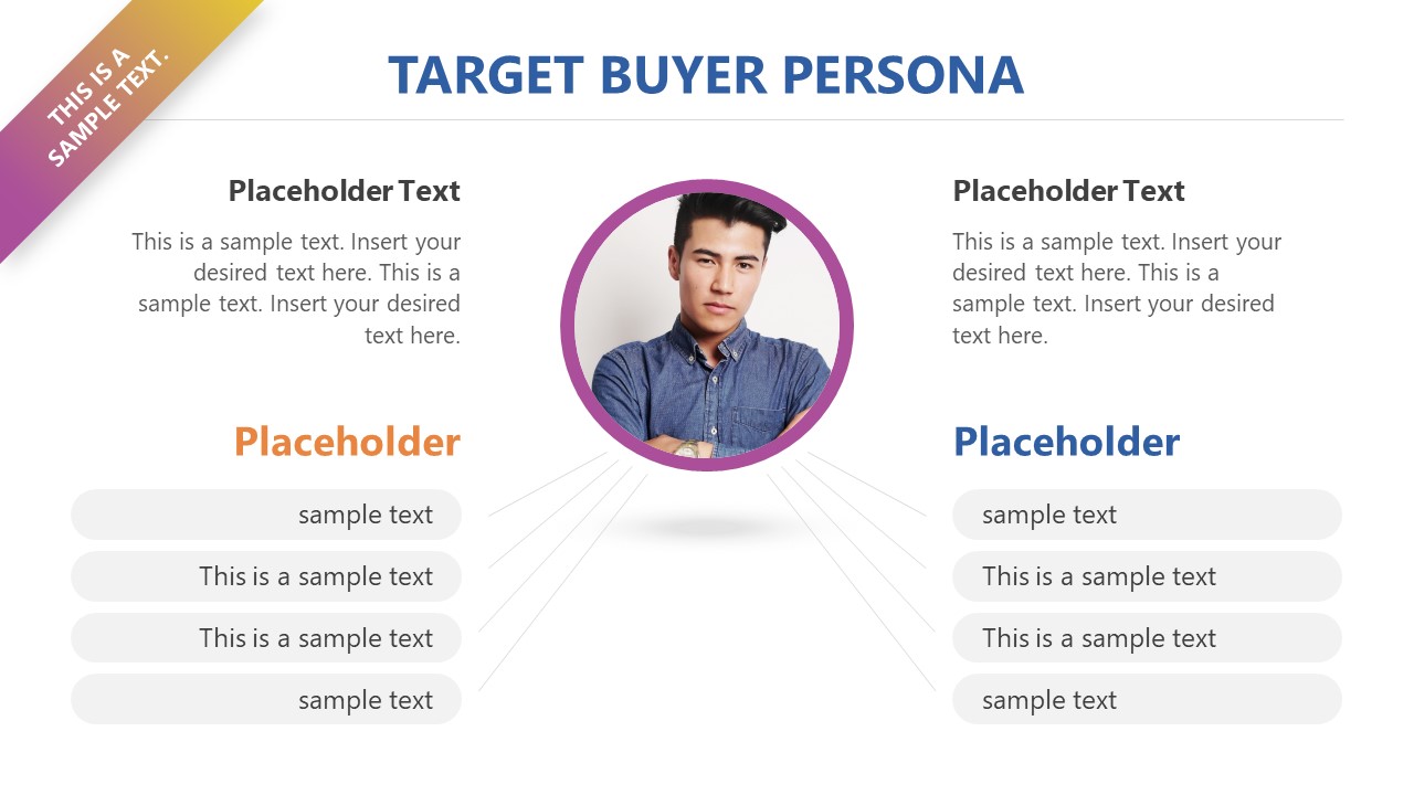Target Buyer Persona PowerPoint Template SlideModel