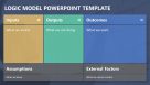 PowerPoint Logic Model Template - SlideModel