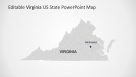 Editable US State of Virginia Map Layout - SlideModel