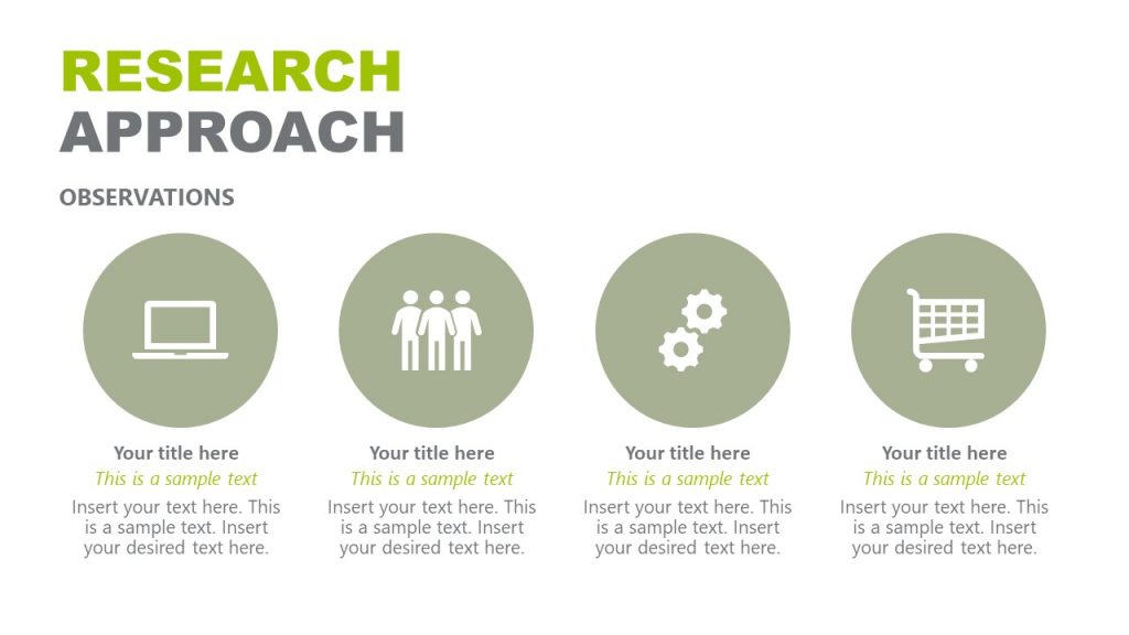 Research Approach Infographic Slide Design - SlideModel