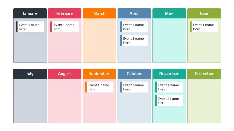 Monthly Distribution Charter Slide for Agile Planning - SlideModel
