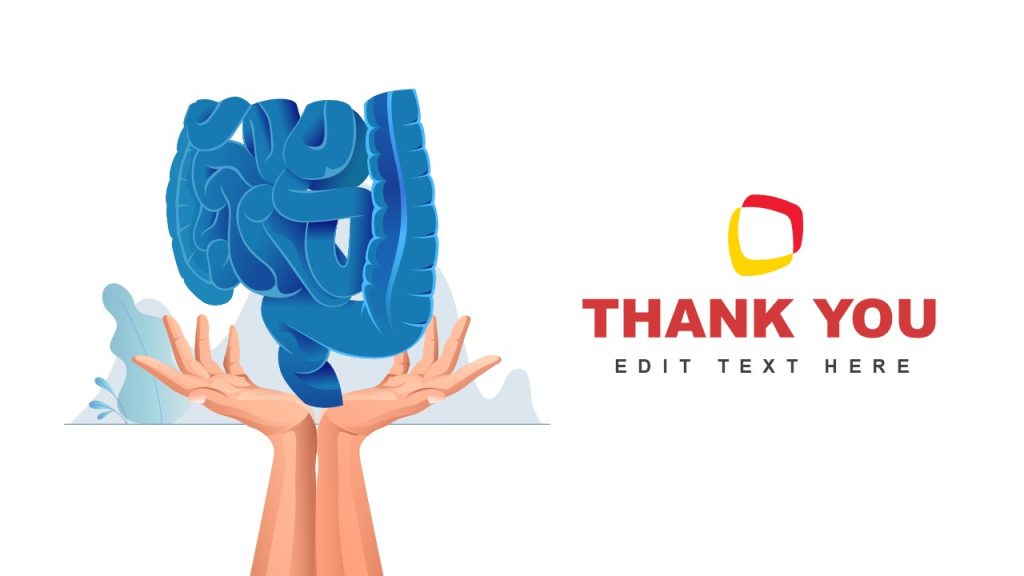 Thank You PowerPoint Slide - Colon Cancer Template - SlideModel