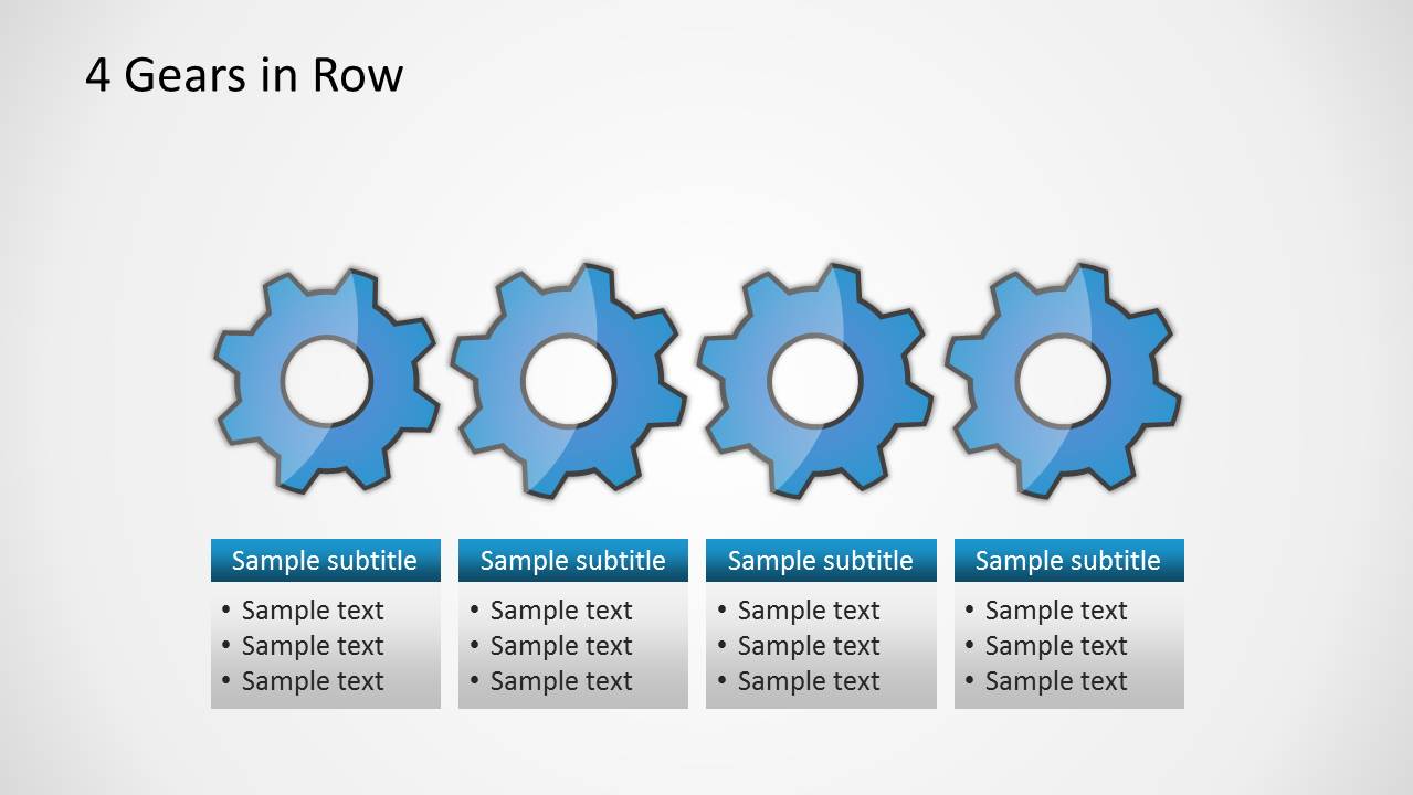 Gear Shape for PowerPoint - SlideModel