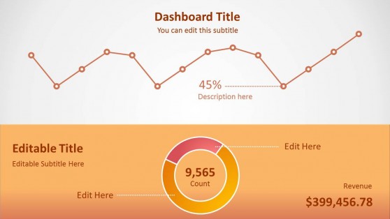 Data Driven Orange Chart Slide for PowerPoint - SlideModel