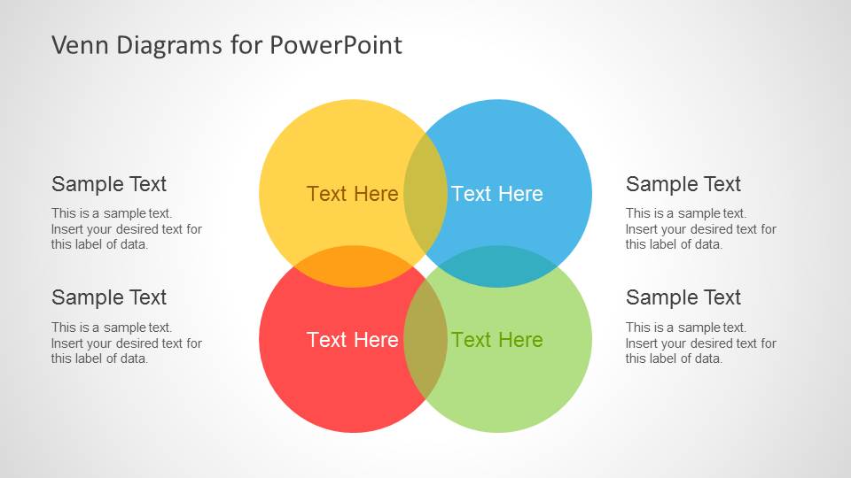 Colorful Venn Diagrams for PowerPoint - SlideModel