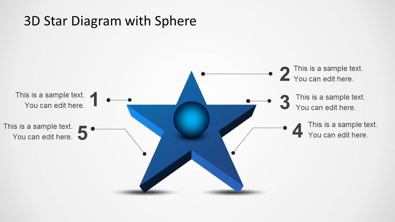 8105 01 star diagram template 2 SlideModel