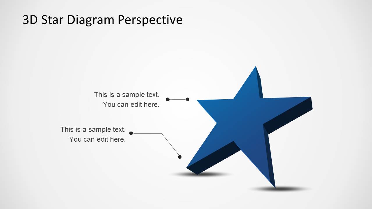 3D Star Diagram Template for PowerPoint - SlideModel