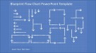 PowerPoint Blueprint Flowchart Connectors - SlideModel