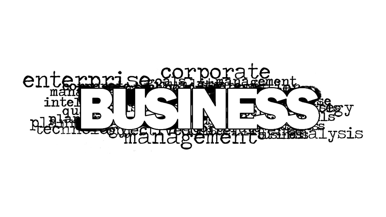 Business Word Cloud Picture for PowerPoint & Presentation Slides