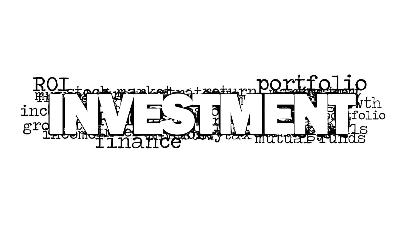 Investment Word Cloud Picture for PowerPoint - SlideModel