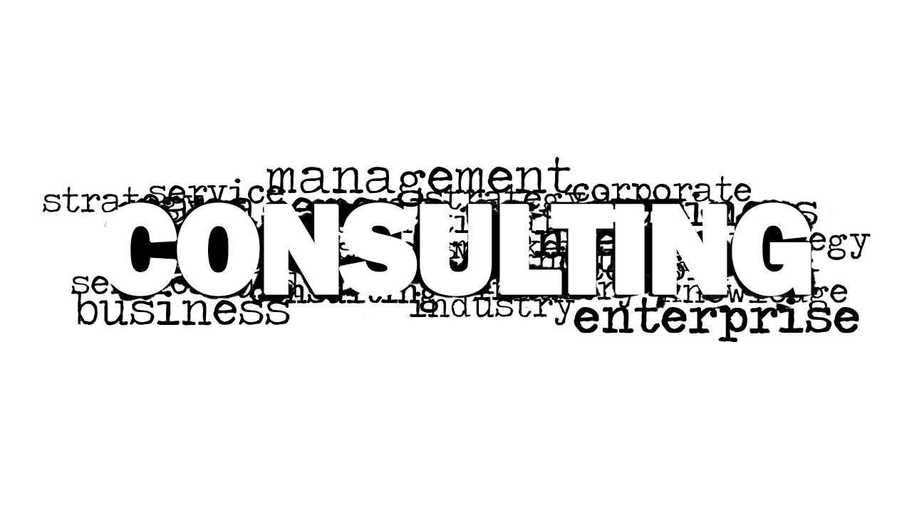 Consulting Word Cloud Picture for PowerPoint - SlideModel