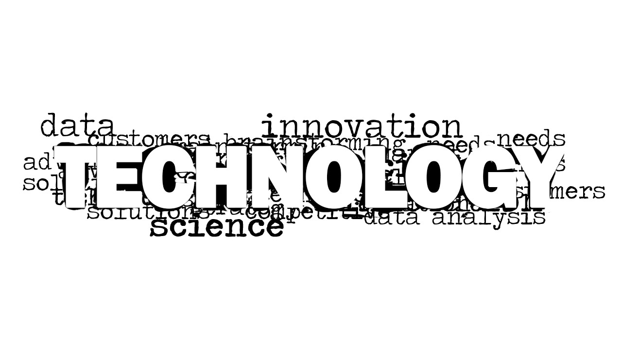 Technology Word Cloud Picture for PowerPoint - SlideModel