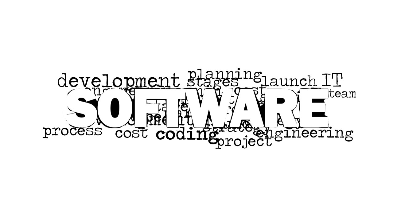 Software Word Cloud Picture for PowerPoint - SlideModel