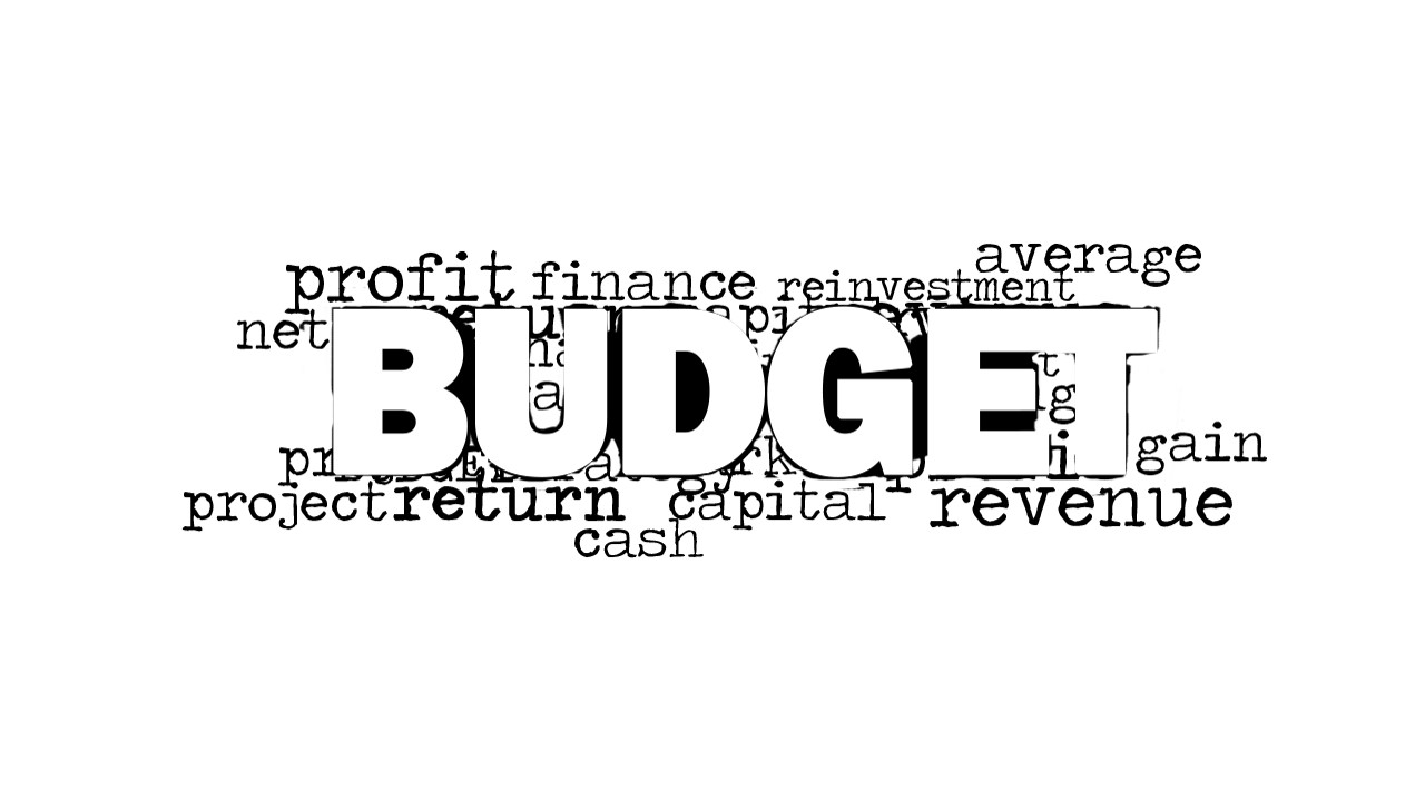 Budget Word Cloud Picture for PowerPoint - SlideModel