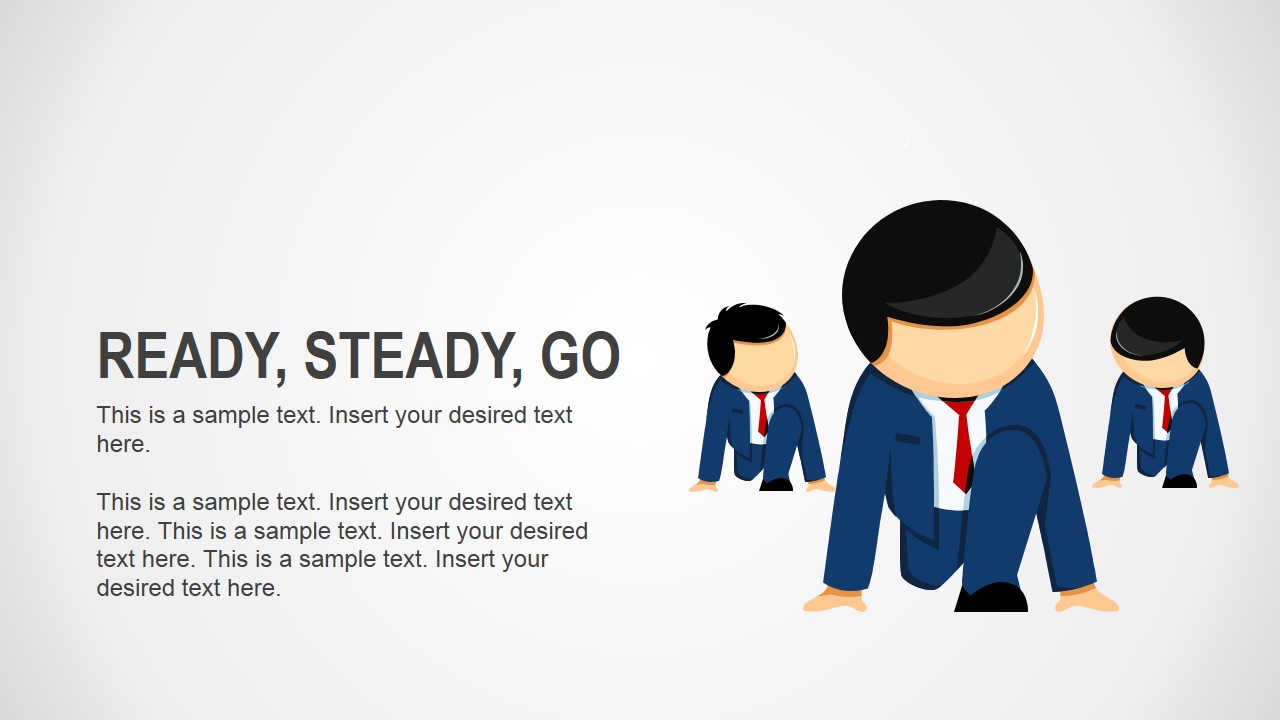 Ready Steady Go Business Analogy Slides for PowerPoint
