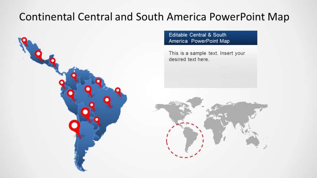 Editable Latin America PowerPoint Maps - SlideModel