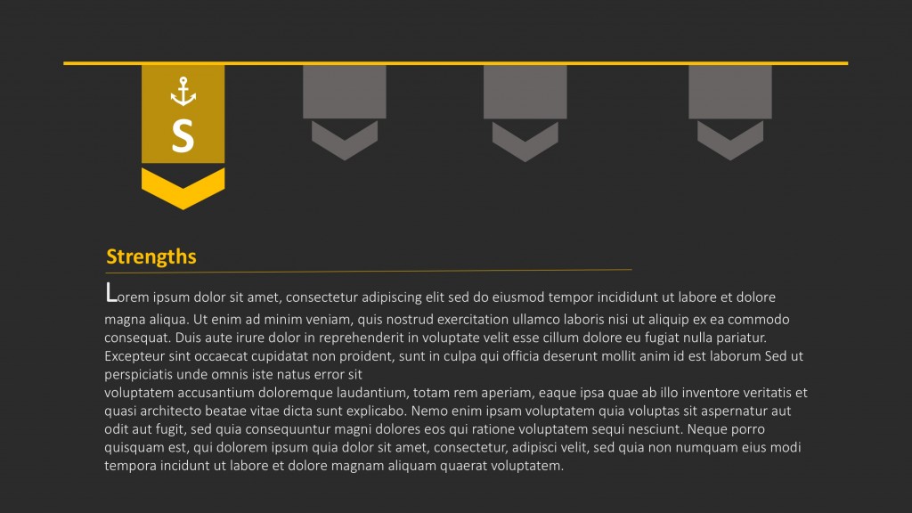 Strengths SWOT Analysis PowerPoint Slide - SlideModel