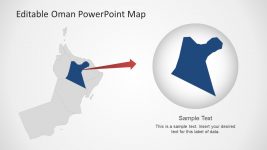 Presentation of Editable Oman Map - SlideModel