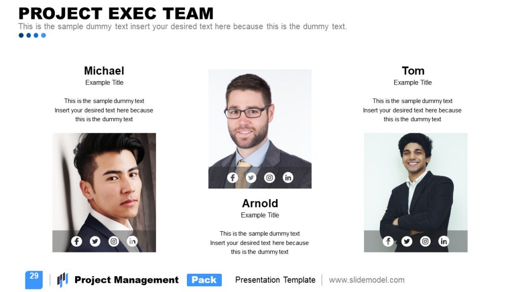 Project Management Team PowerPoint - SlideModel