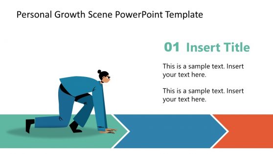 Step 1 Personal Growth PowerPoint Diagram - SlideModel