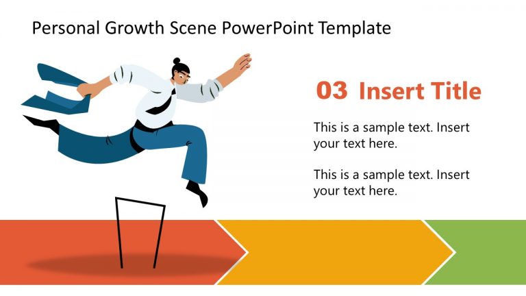 Step 3 Personal Growth PowerPoint Diagram - SlideModel